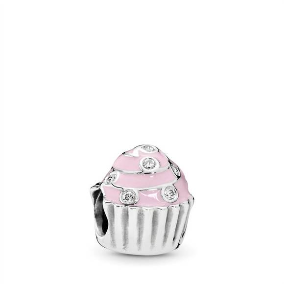 Pandora | Jewelry | New Pandora Sweet Cupcake Charm In Pink | Poshmark